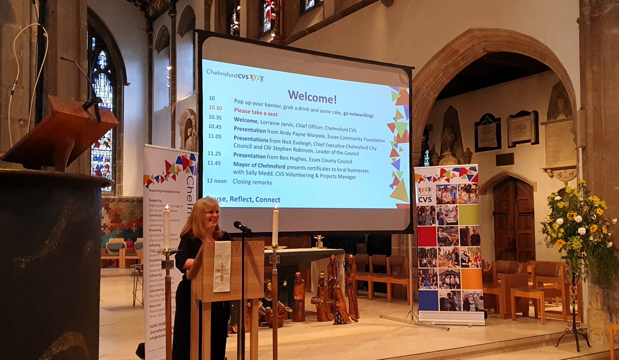 Pause, Reflect, Connect. 2024 Charity Update Meeting. - Chelmsford CVS